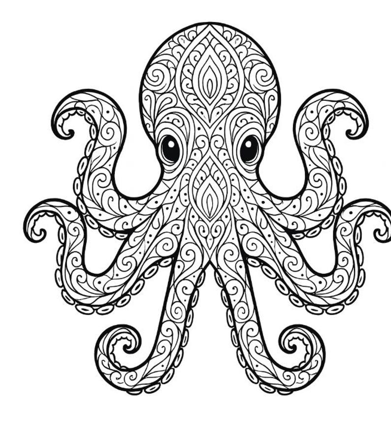 Best Selling 200 Sea Life Mandala Coloring Pages Adult and Kid Coloring ...