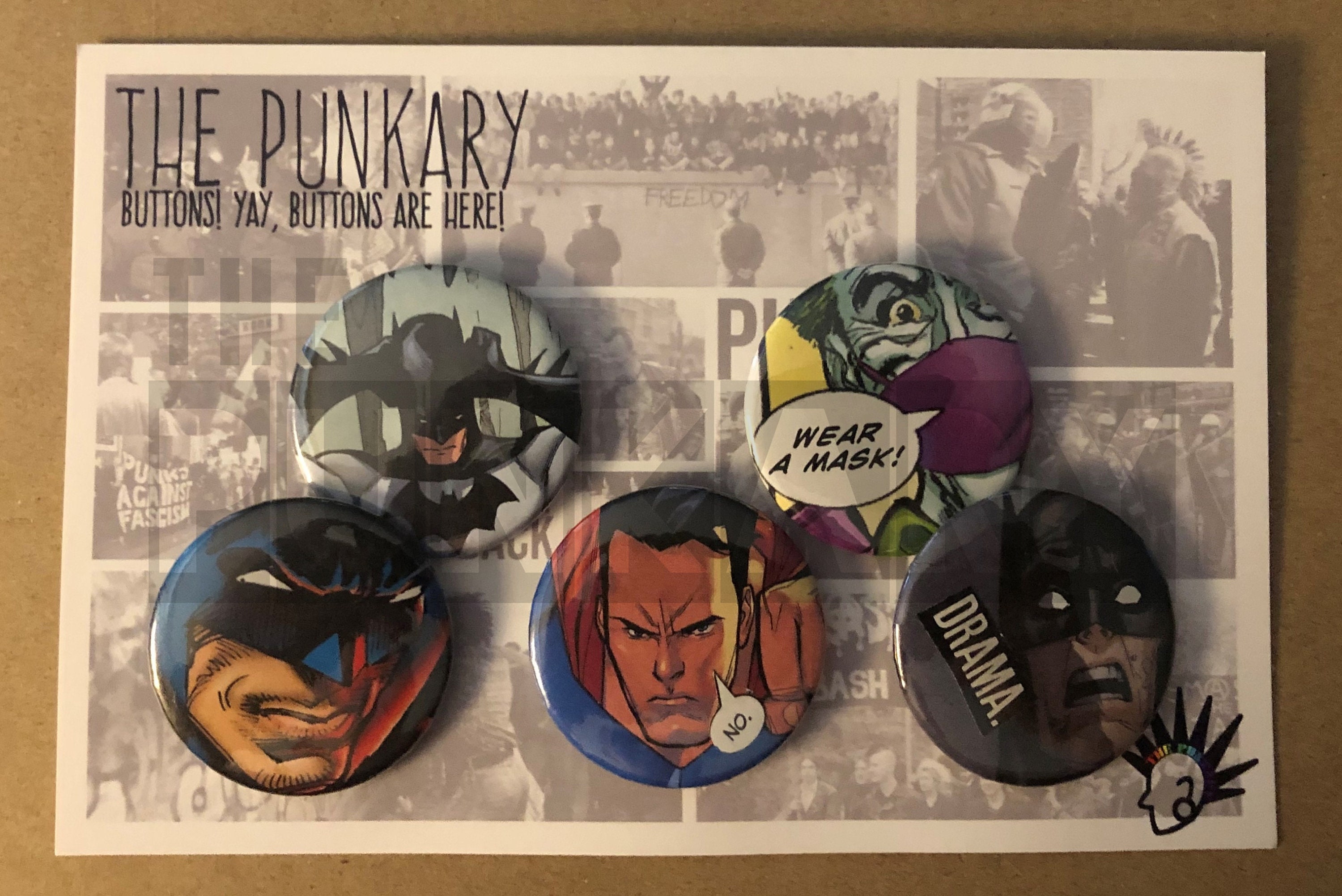 5 Pack DC Buttons 1.5'' Pack 1 - Etsy