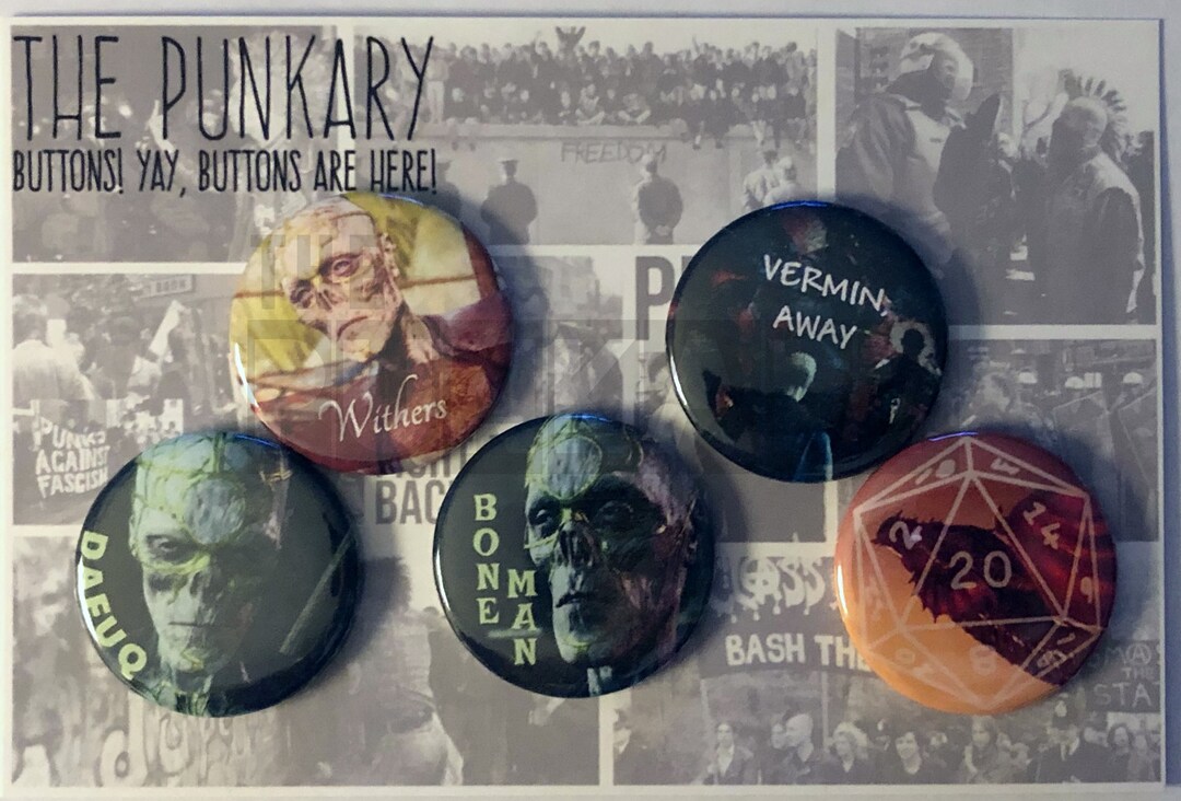 5 Pack BG3 Buttons 1.5'' Pack 4 withers Edition - Etsy