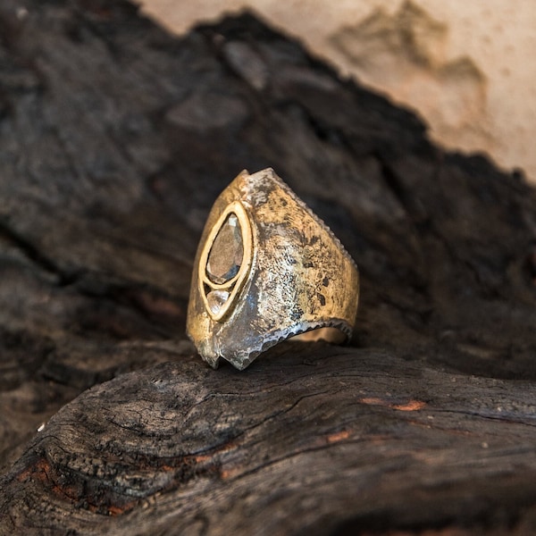 Electrum Ring - Etsy