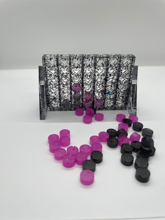 Resin Connect Four Travel Game - Etsy