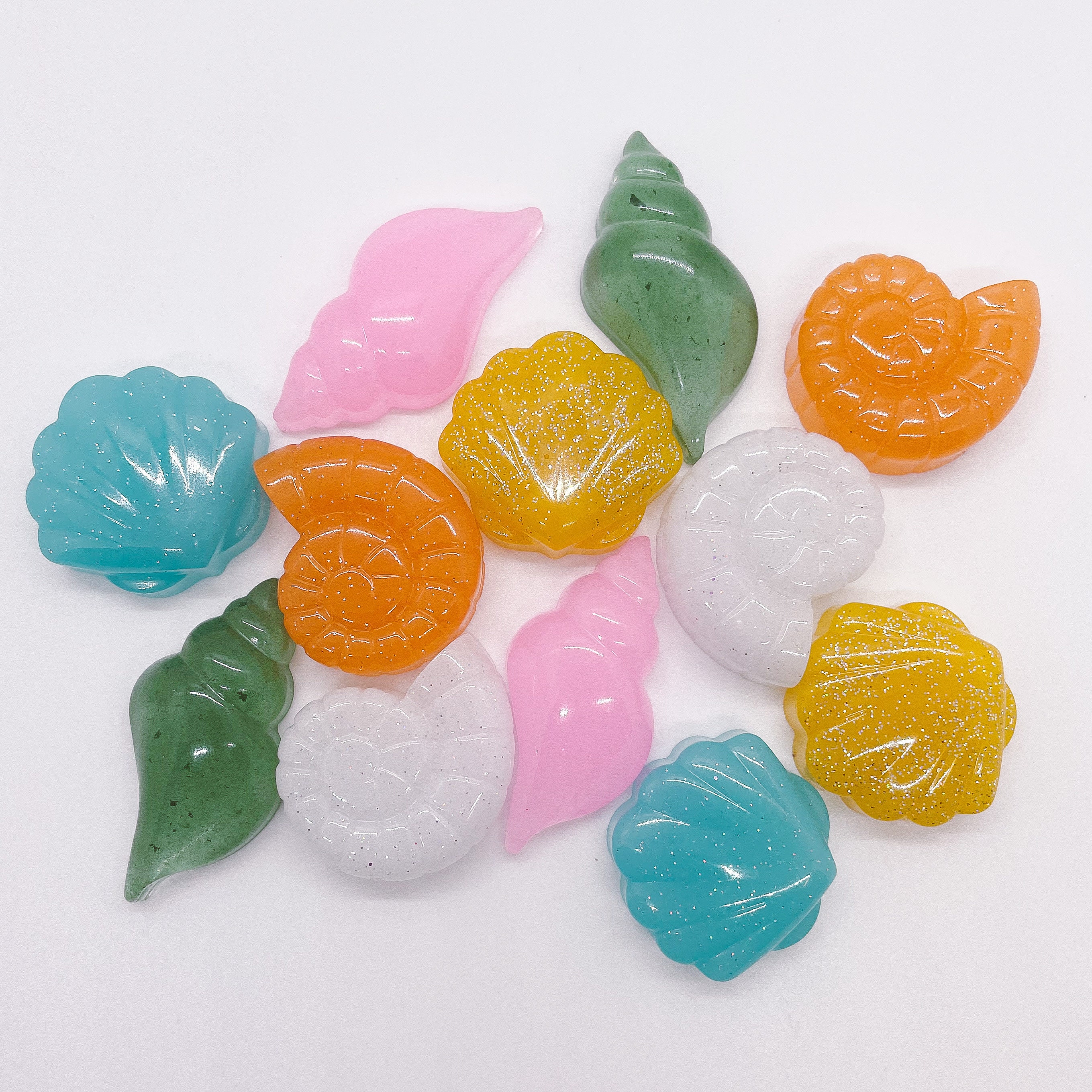 Seashell Resin Loose Parts - Etsy