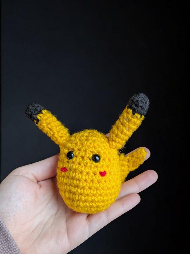 Pocket Pikachu Crochet Pattern - Etsy