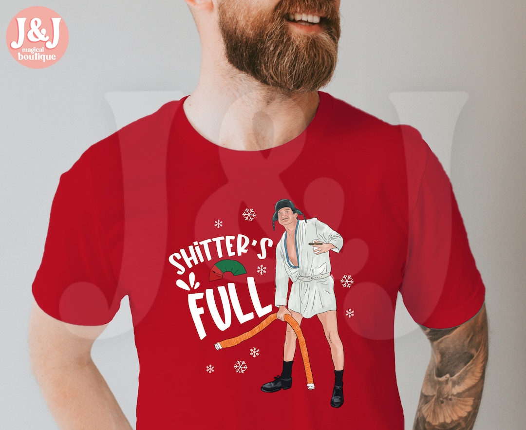 Shitters Full Shirt Clark Family Vacation Ugly Christmas Sweater Christmas Family Vacation ...