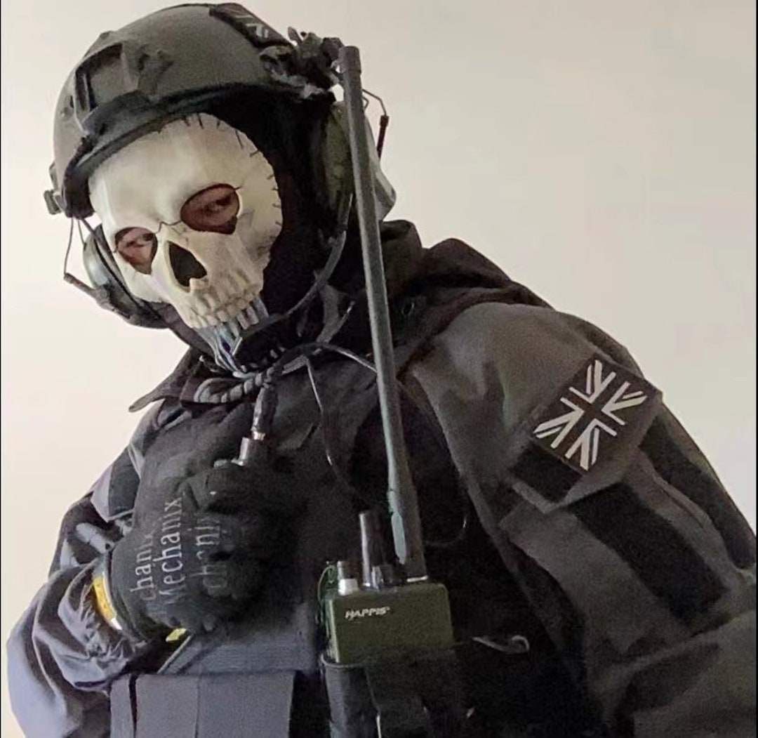 MWII Cosplay Mask Ghost Mask for Airsoft - Etsy