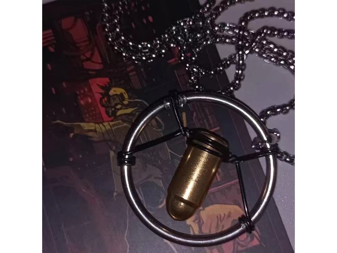 Cyberpunk 2077 V Bullet Necklace, Cosplay Jewelry , Real Bullet ...