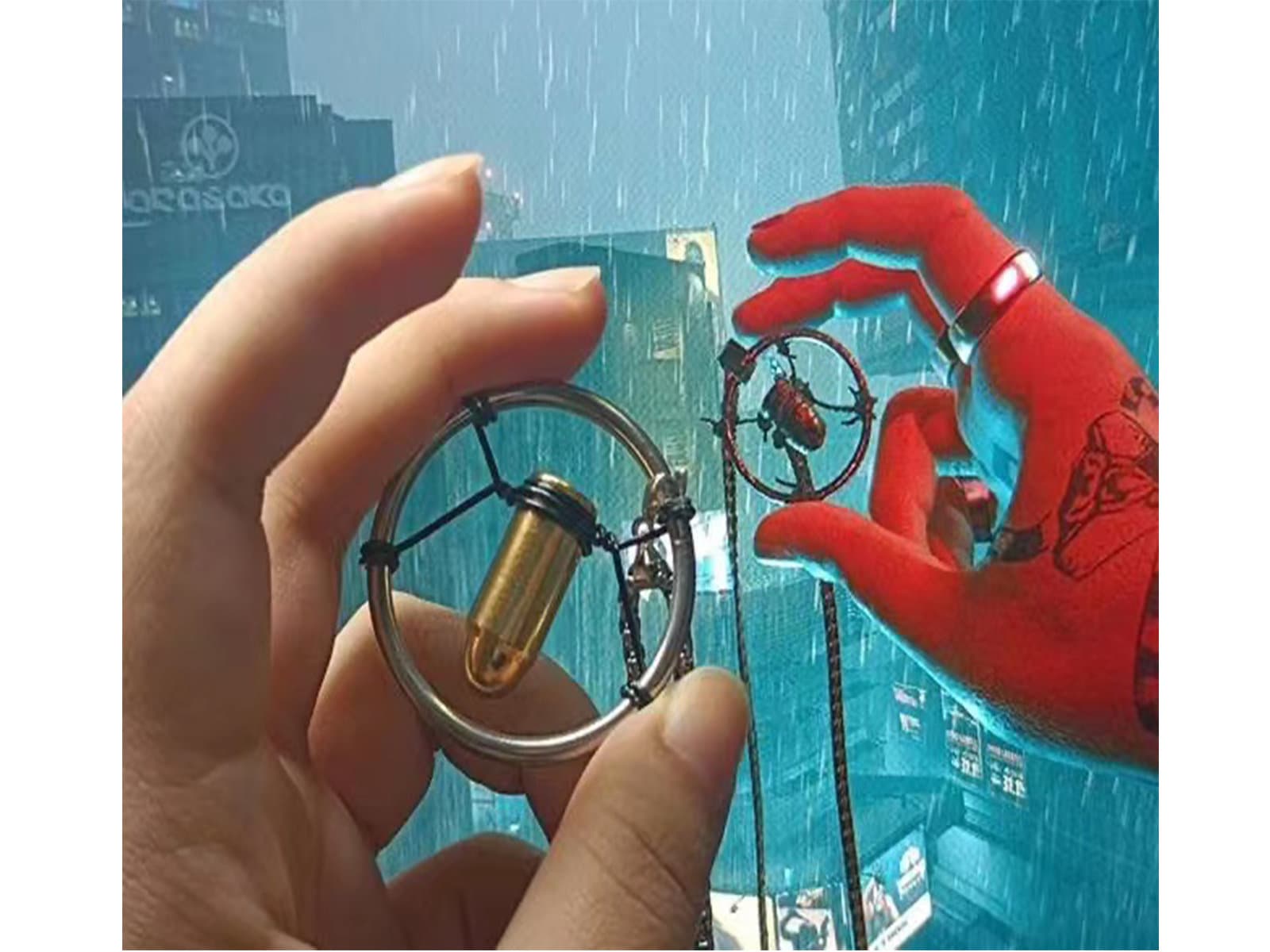 Cyberpunk 2077 V Bullet Necklace Cosplay Jewelry Real - Etsy