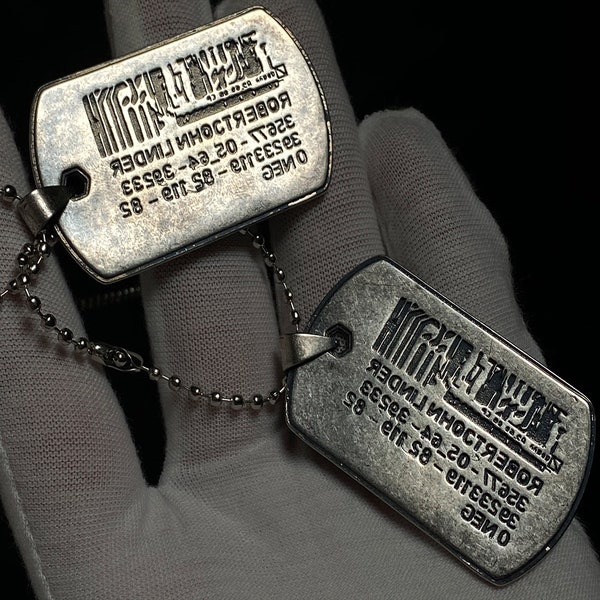 Johnny Silverhand Dog Tags - Etsy UK