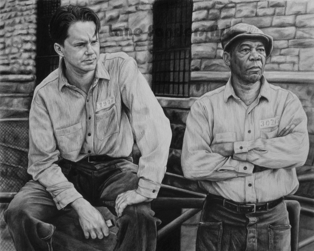 Drawing Andy and Red From the Shawshank Redemption - Etsy