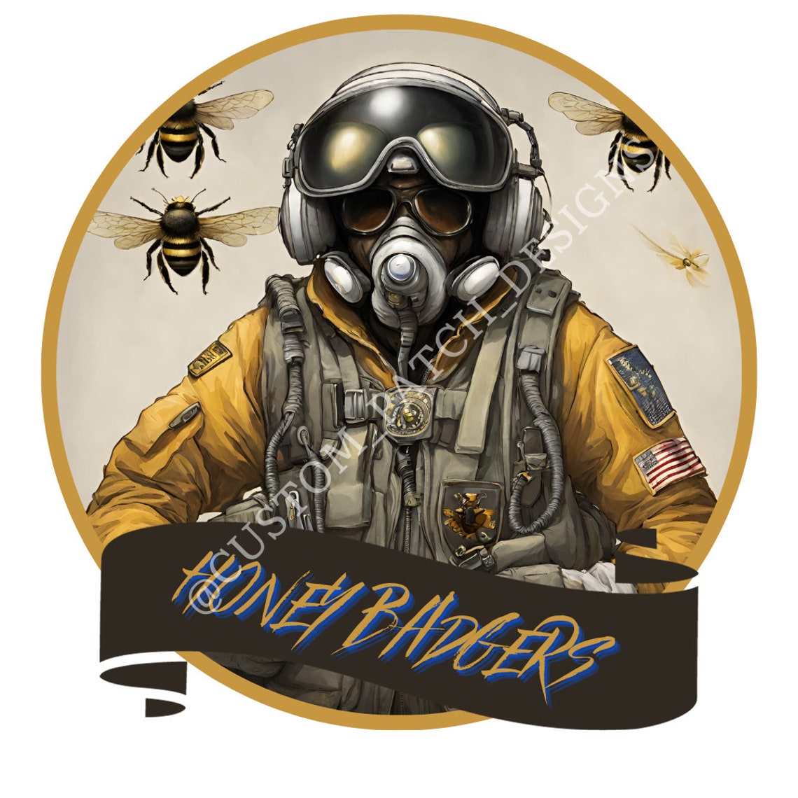 Custom Honey Badger Design - Etsy