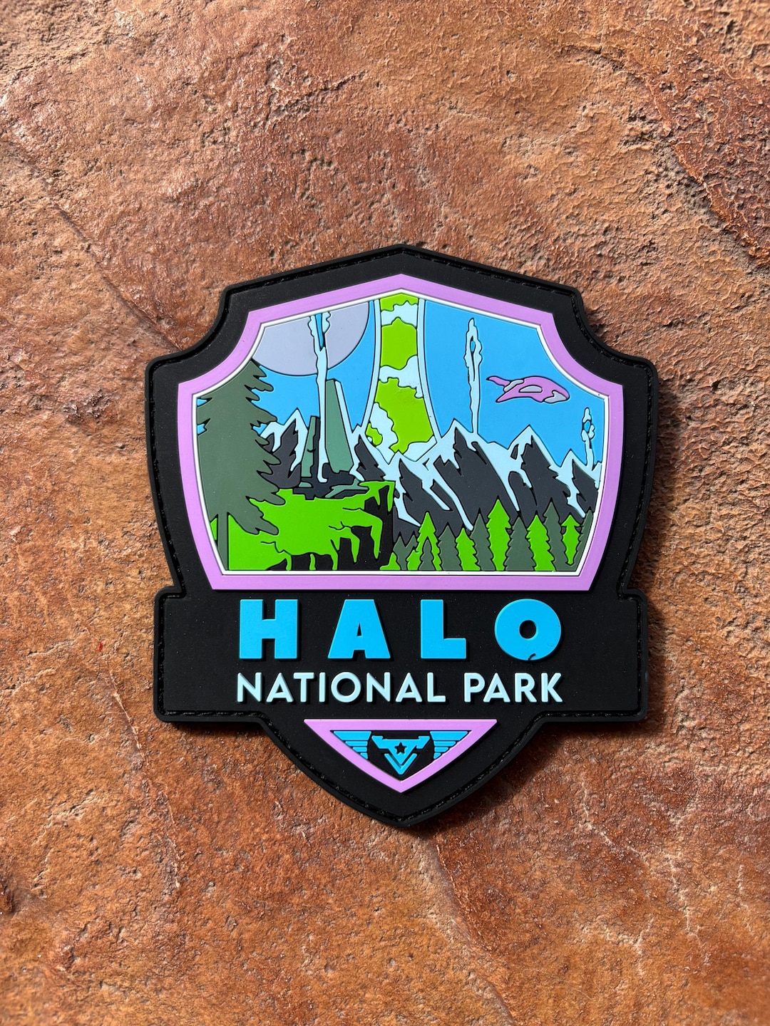 Halo National Park Patch: Video Game PVC Patch - Etsy