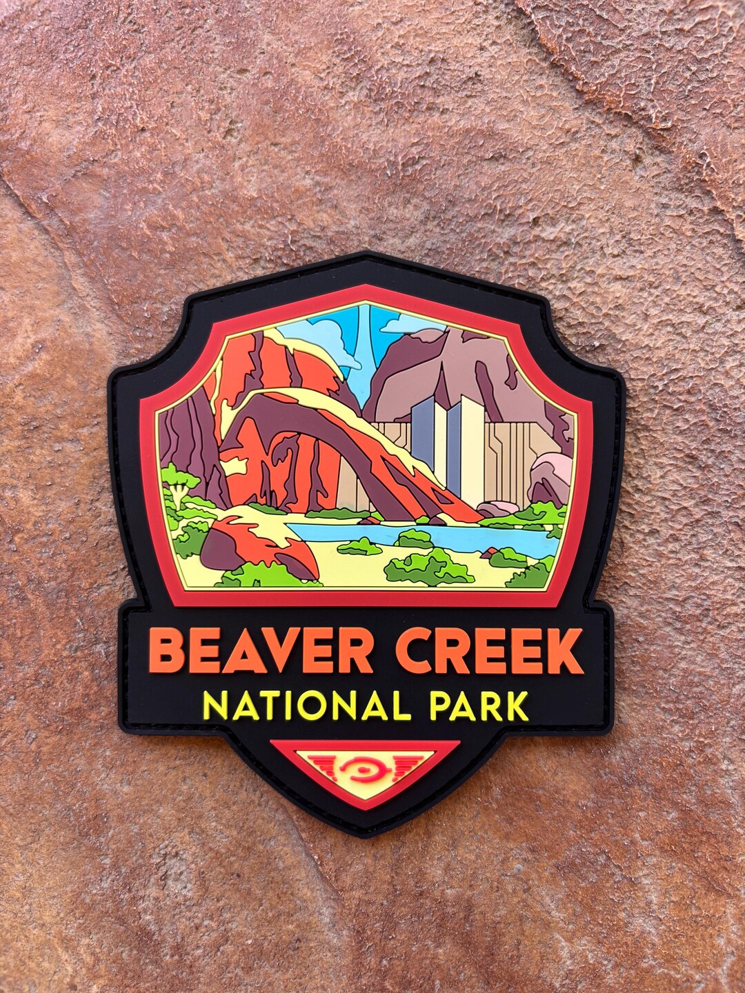 Beaver Creek- Halo National Park Patch, Video Game Fictional Park PVC ...