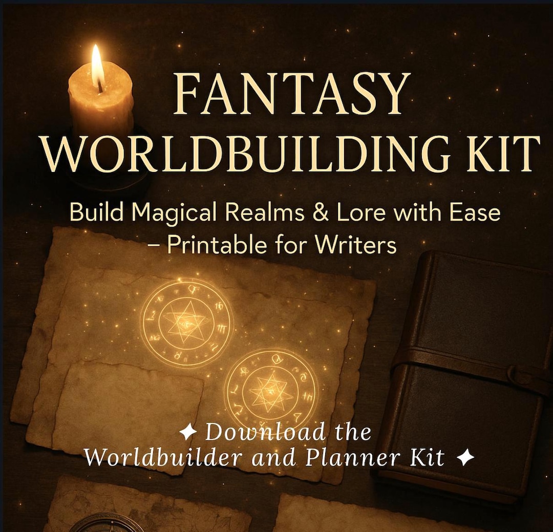 Fantasy Worldbuilding Kit: Writer's Lore Guide & 13-week Planner ...
