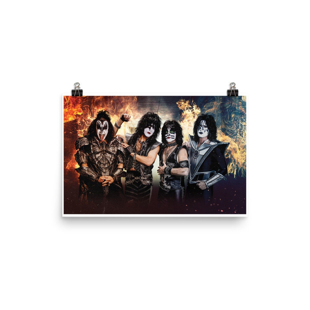 Kiss Band Poster Photo Print Style 2 - Etsy