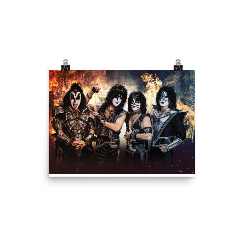 Kiss Band Poster Photo Print Style 2 - Etsy