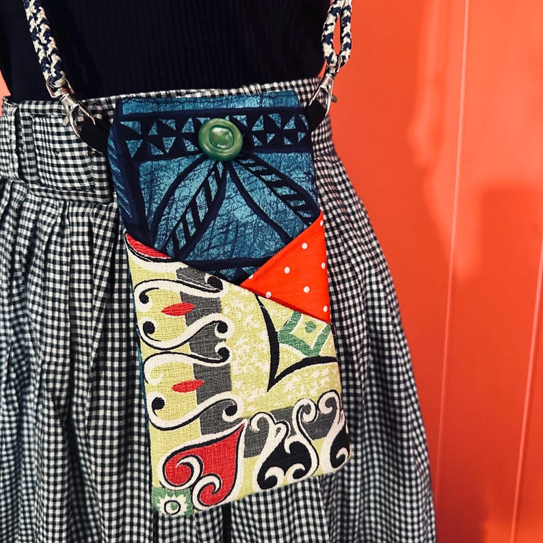 Handmade Mini Shoulder Bags for Phone W/vintage Fabric - Etsy