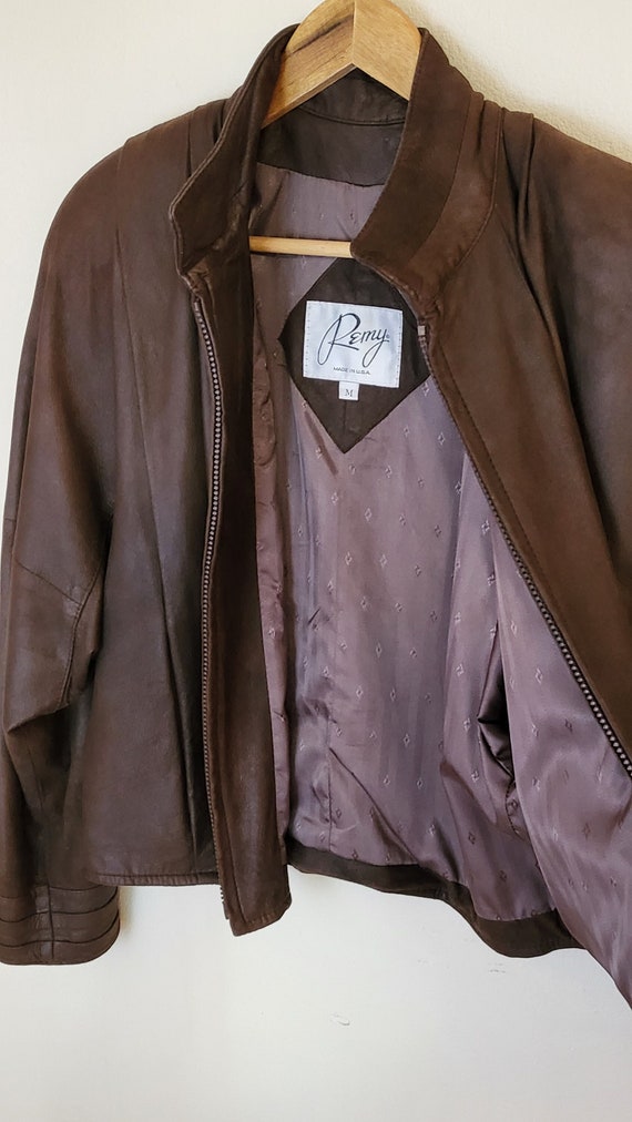 rare remy leather jacket - Gem