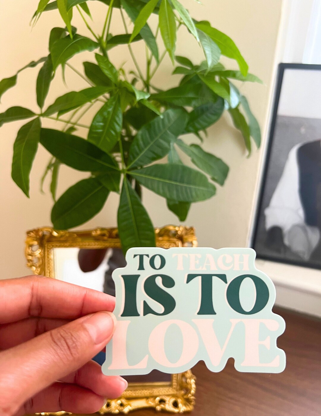 Teacher Sticker Light Green Sticker for Teacher Gift for Teacher ...