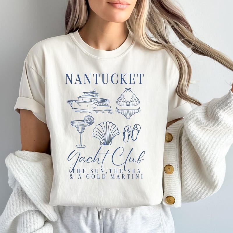 Nantucket nautical t shirts - Etsy.de