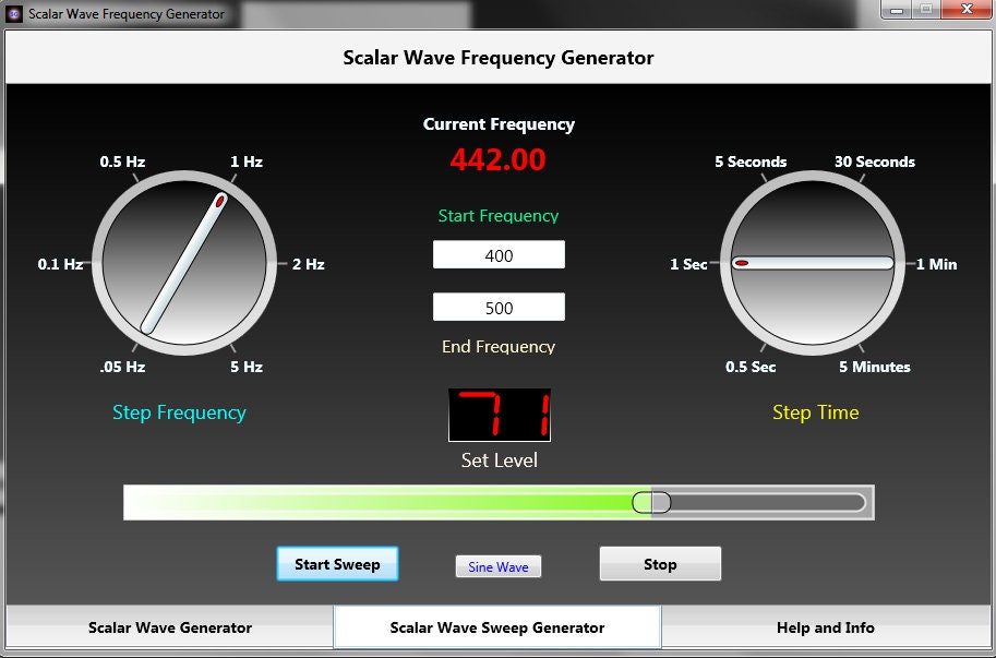 Scalar Waves Generator