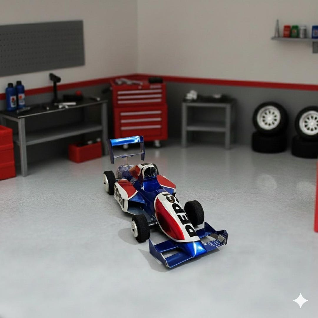 Handcrafted Recycled Tin Can Race Car Model – Handcrafted Metal F1 ...