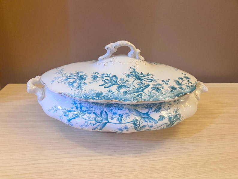 1940's Crown Devon China, Floral Casserole Dish - Etsy