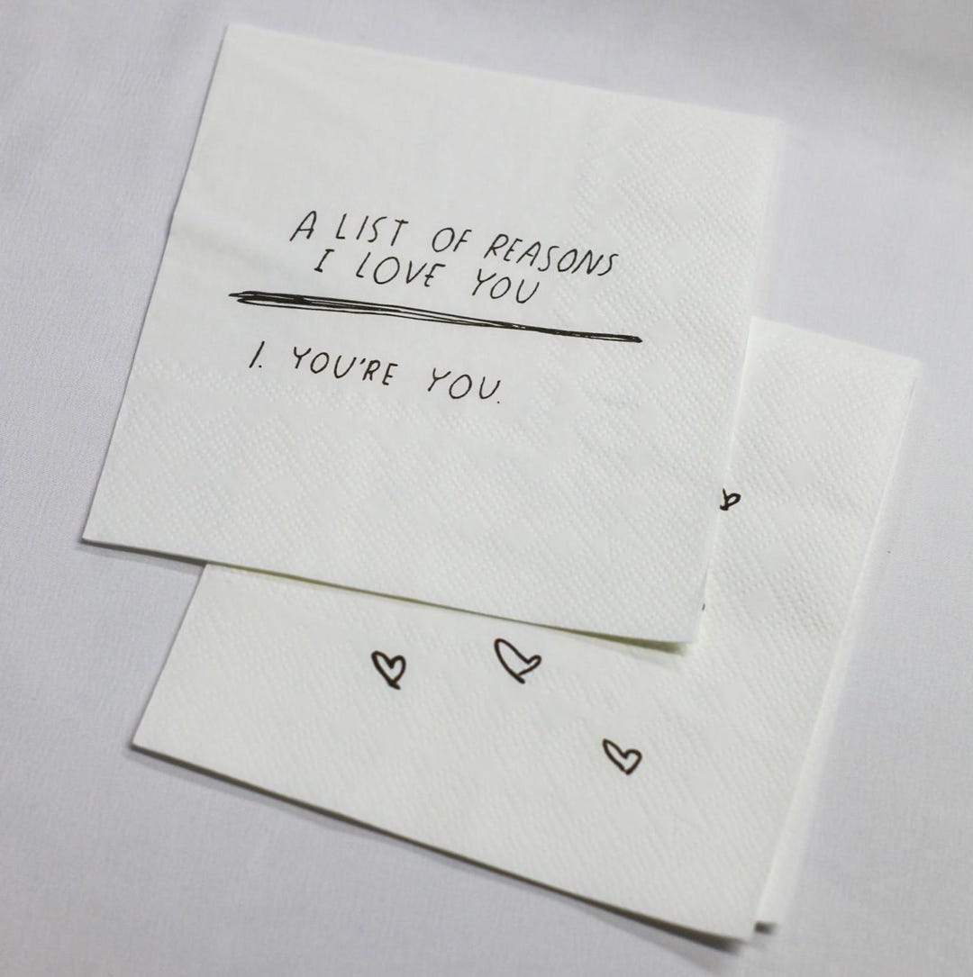 Custom Your Handwriting Napkins,personalized Handwritten Note Paper ...