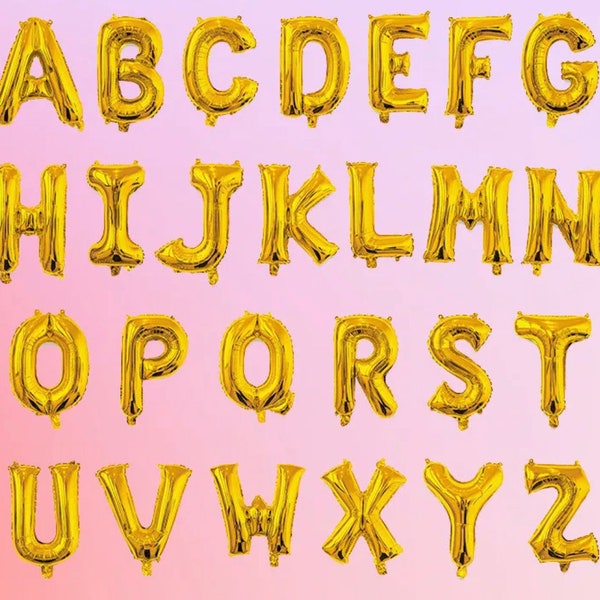 Alphabet Balloons - Etsy