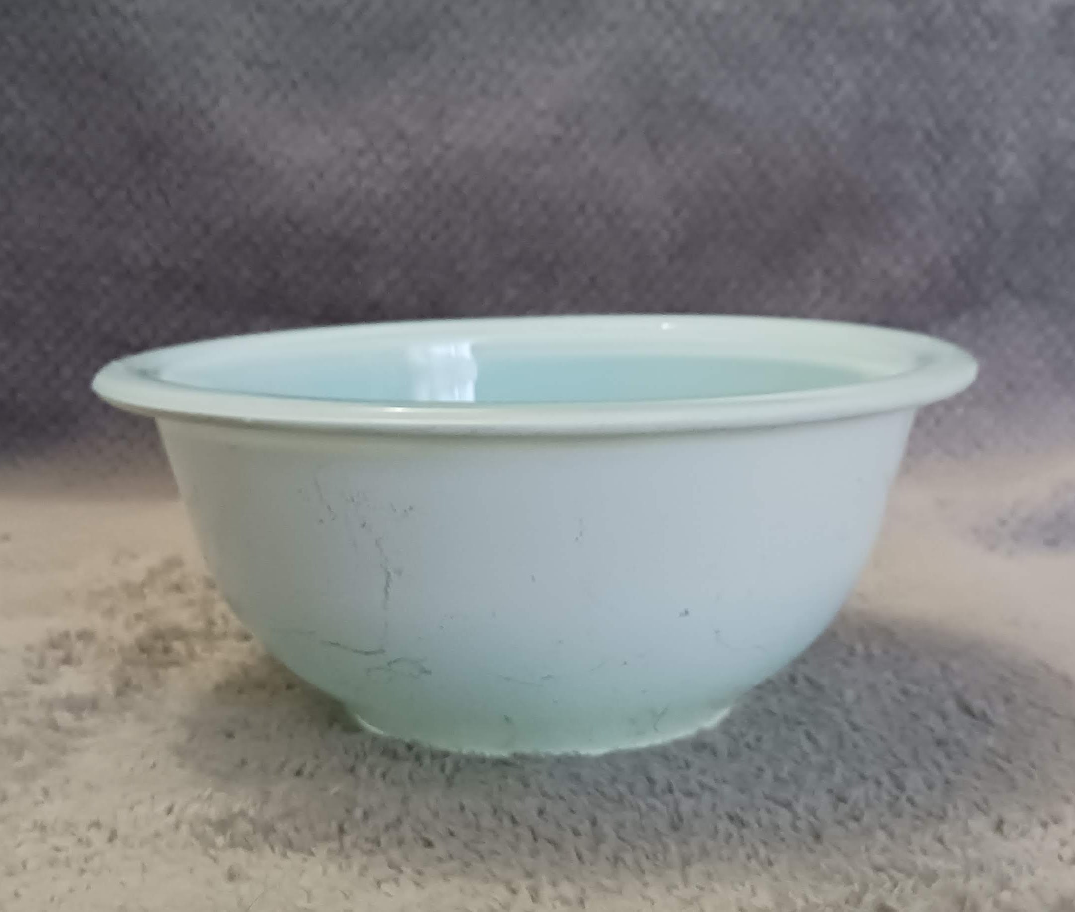 Blue Pyrex Bowl, Light Blue and White Pyrex Bowl, Small Blue Pyrex ...
