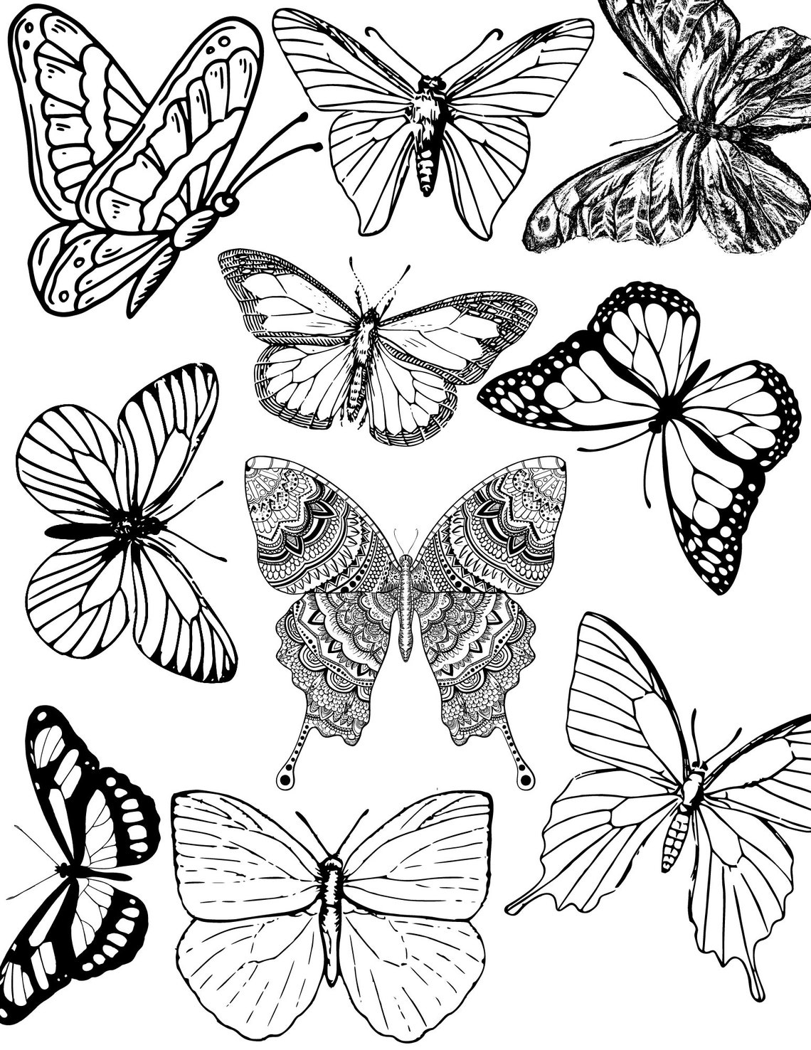 20 Printable Coloring Pages, Colouring Pdf, Digital Download - Etsy