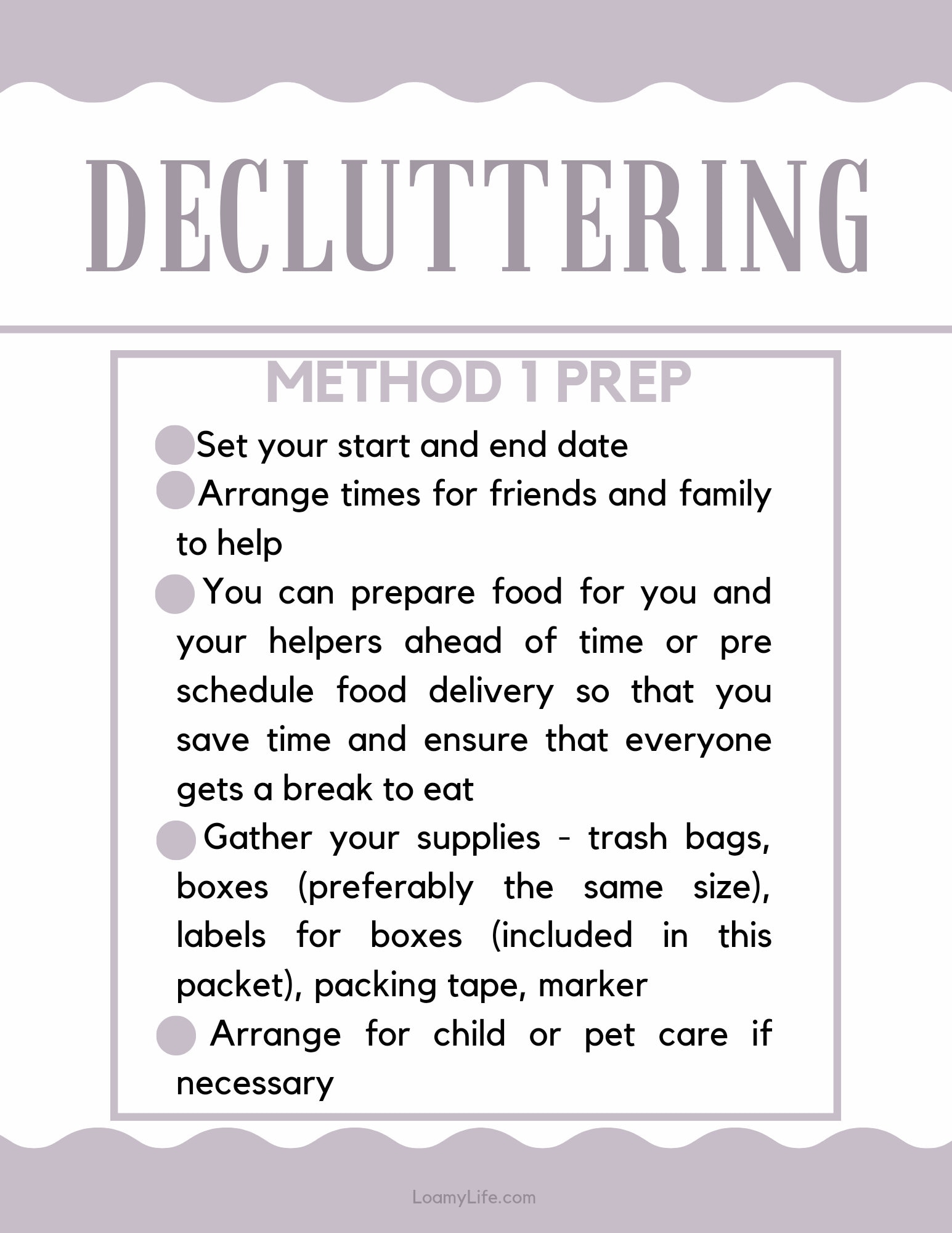 Decluttering Guide 20 Page Printable Pdf Format Digital - Etsy