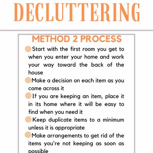 Decluttering Guide 20 Page Printable Pdf Format Digital - Etsy