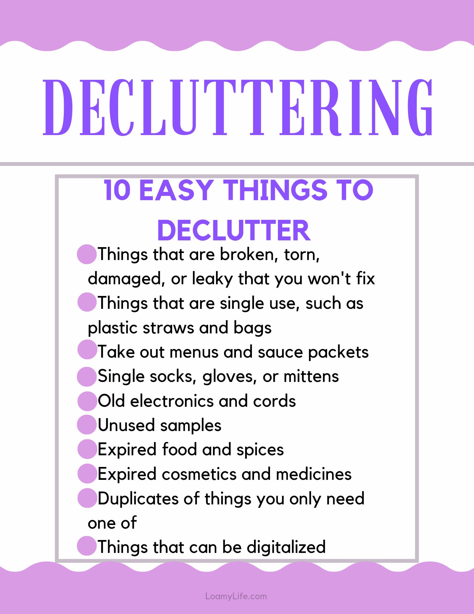 Decluttering Guide, 20 Page Printable, Pdf Format, Digital Download ...