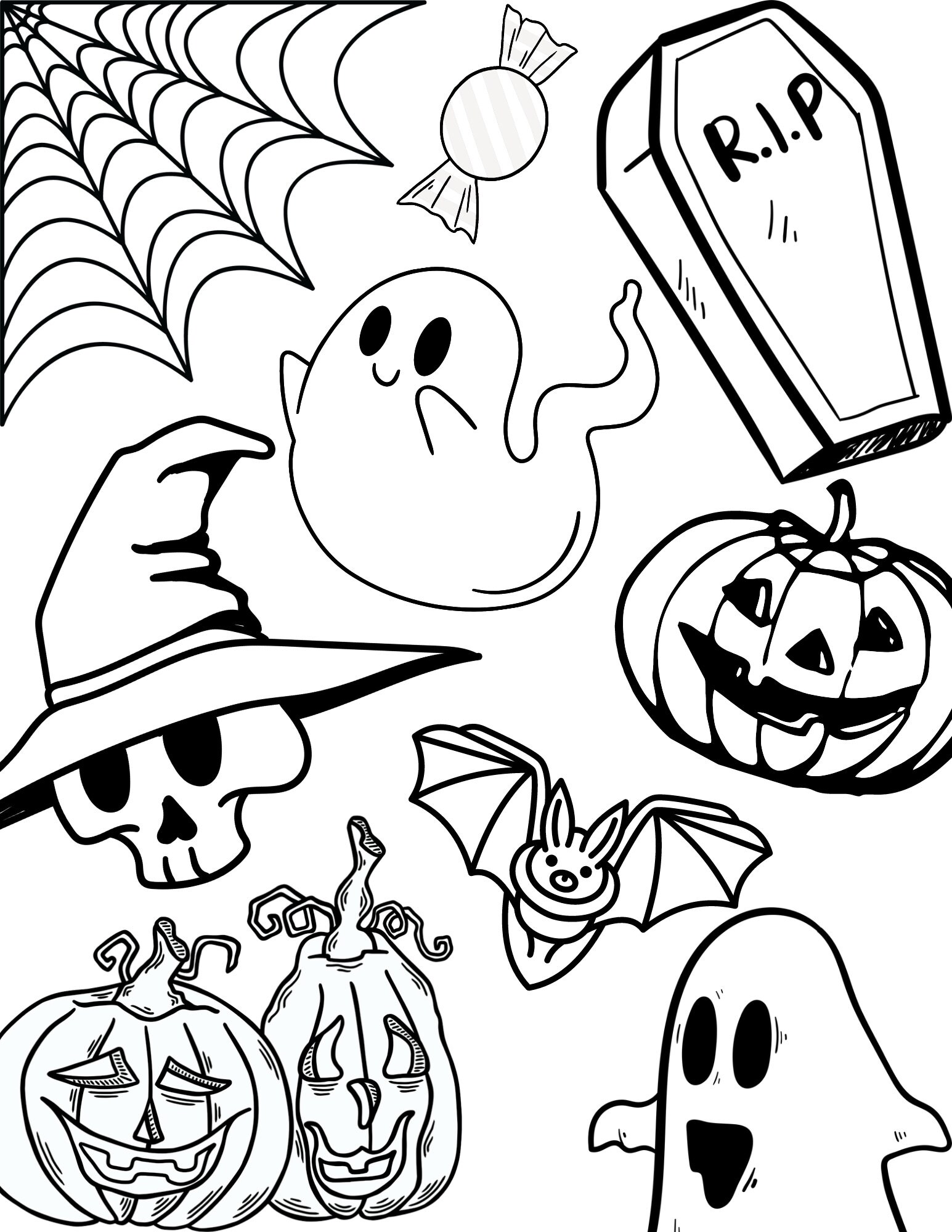 10 Autumn Coloring Pages, Fall Coloring Pages, Colouring Pdf, 10 ...