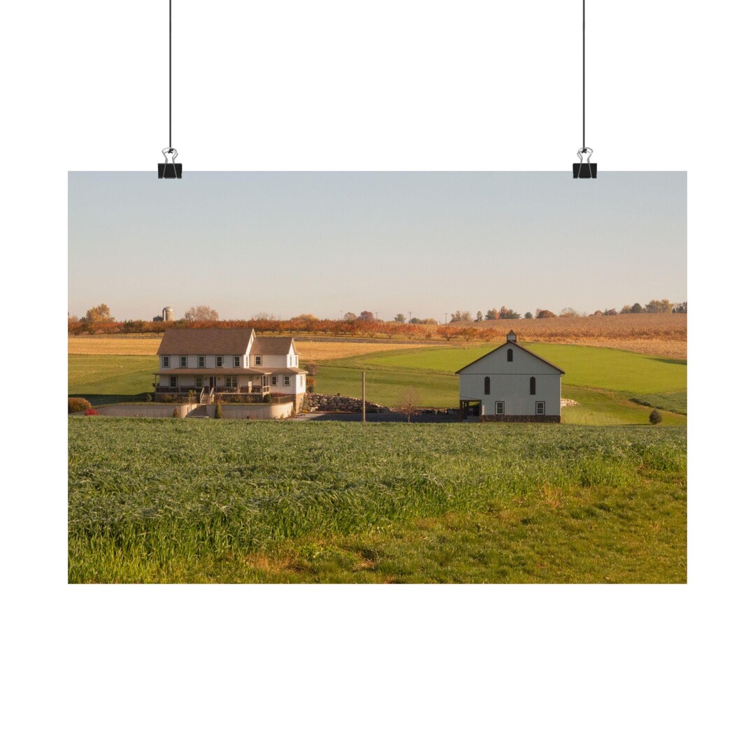 Rustic Farmhouse Poster - Etsy