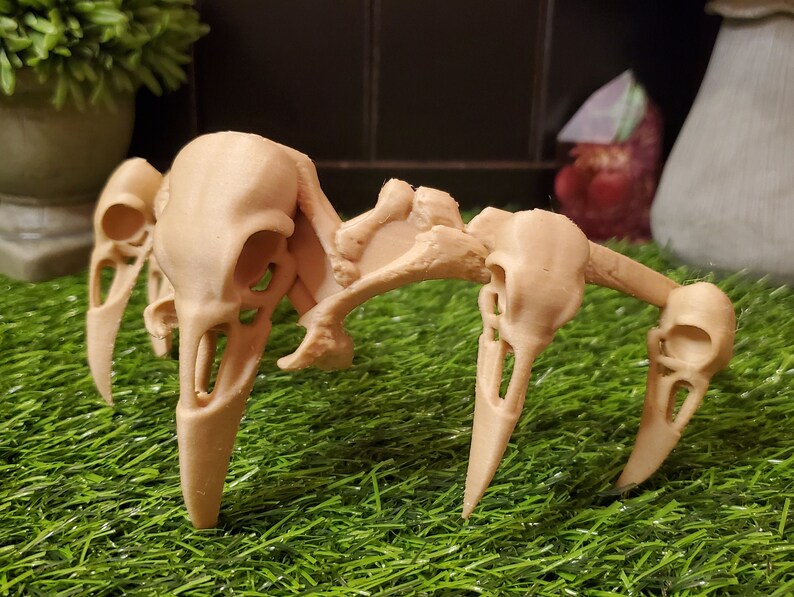 Raven Skull Tiara Headband Bone 3d Printed - Etsy