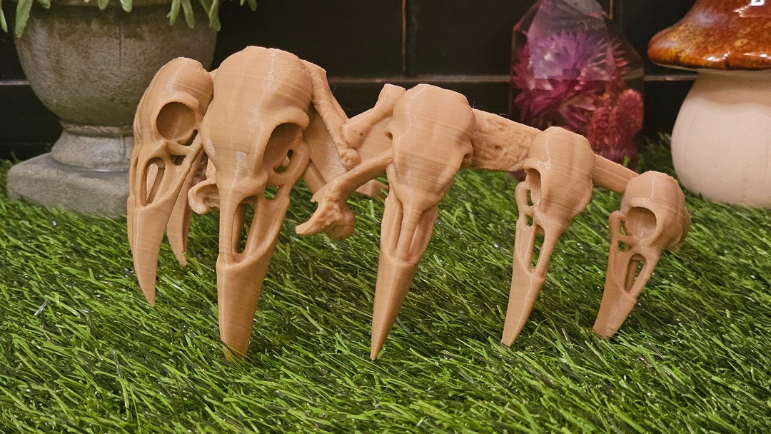 Raven Skull Tiara Headband Bone 3d Printed (7pts) - Etsy