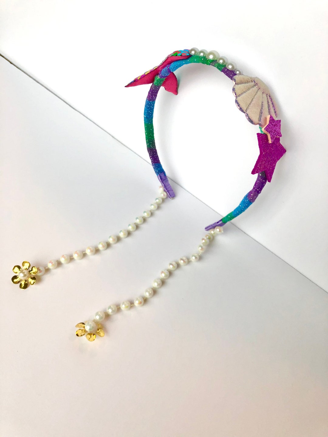 Little Mermaid Ariel Headband Disney Inspired I Princess Baby Hair Bow ...