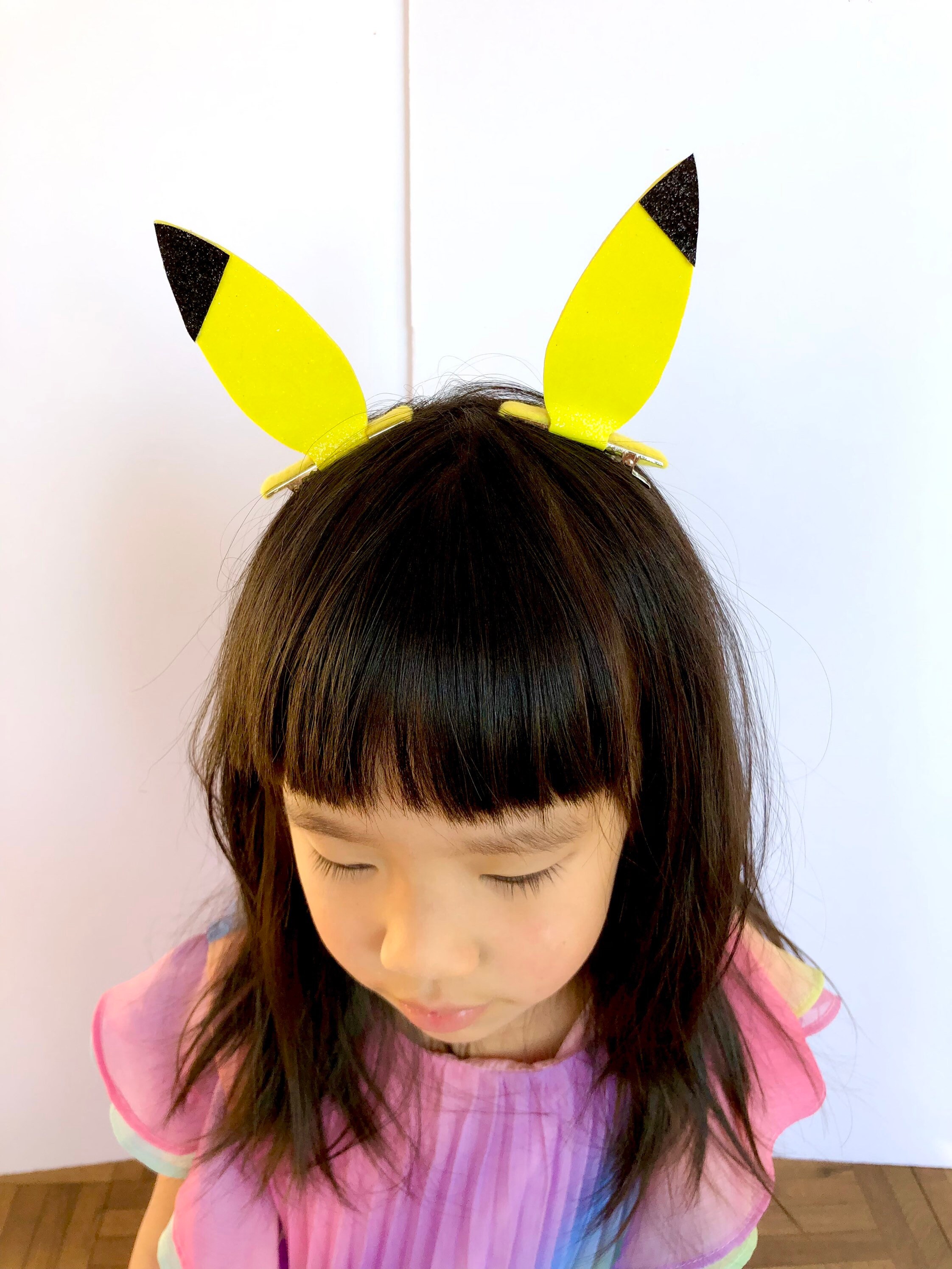 Pokemon Hair Clip Set | Pikachu Eevee Embreon Espeon Ears Set | Glitter ...