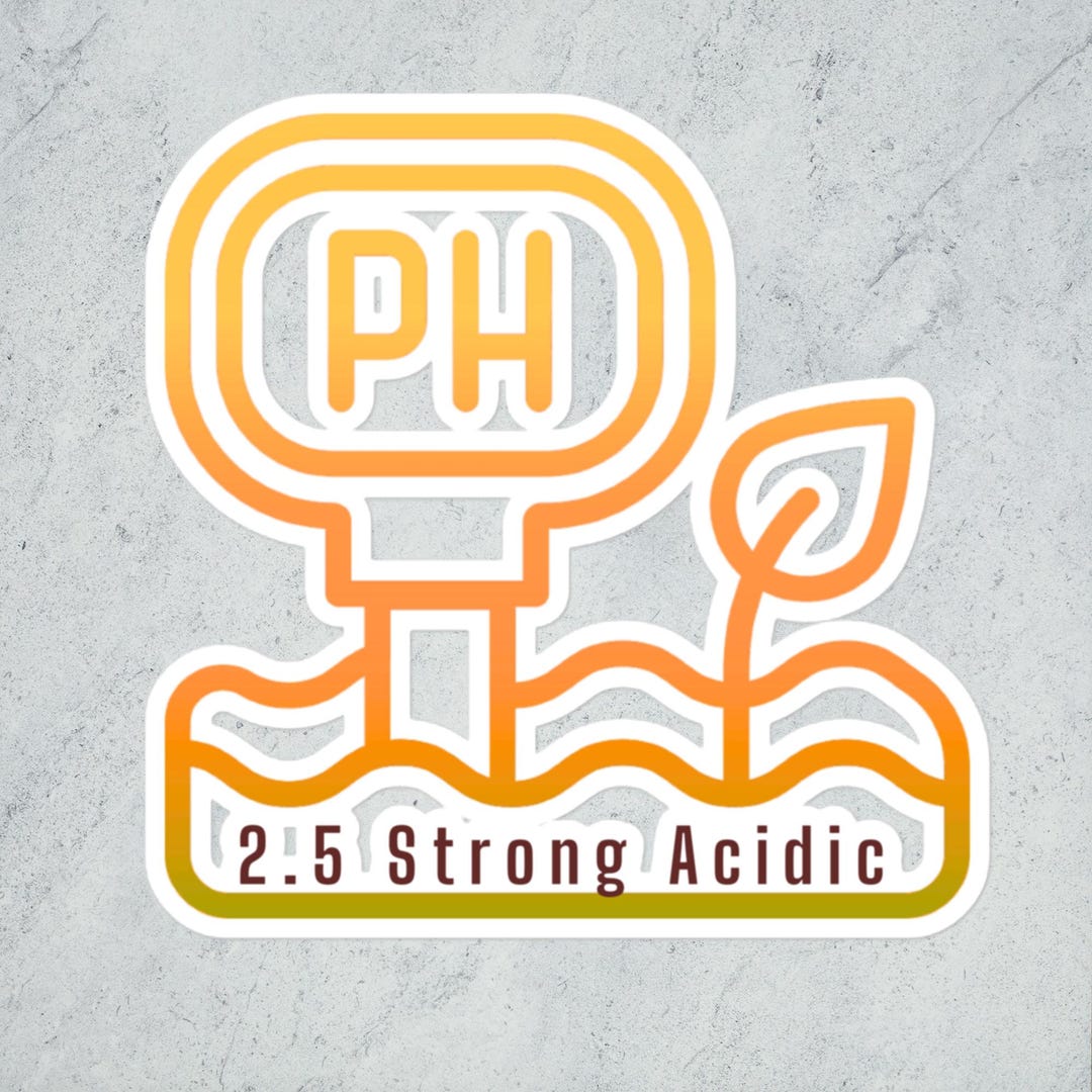 2.5 Strong Acidic Sticker, Kangen Water Sticker, Enagic Sticker, Water ...
