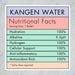 Kangen Water Nutrition Facts Sticker: Bubble-free Vinyl - Etsy
