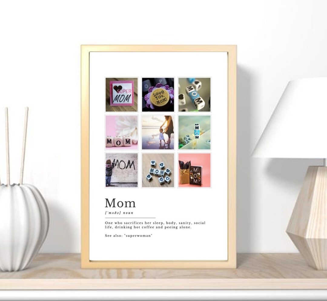 Maman Définition Fête Des Mères Poster - Etsy