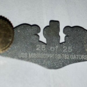 Set of 4 USS Mississippi SSN-782 "gator" Submarine Badges Insignia 2.75 ...