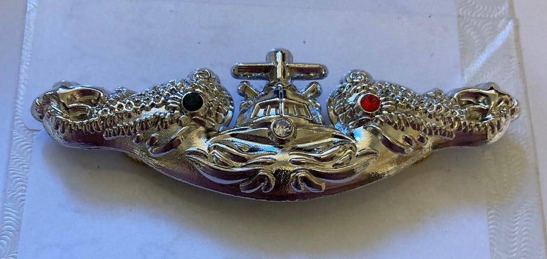 A "voyage to the Bottom of the Sea" Submarine Badge Insignia (S.S.R.N ...