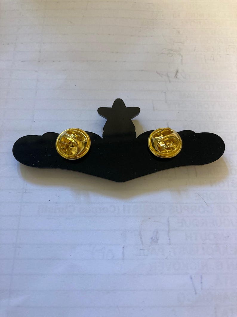 Myanmar Navy Gold Metal Submarine Insignia Badge W/ Black Backing - Etsy