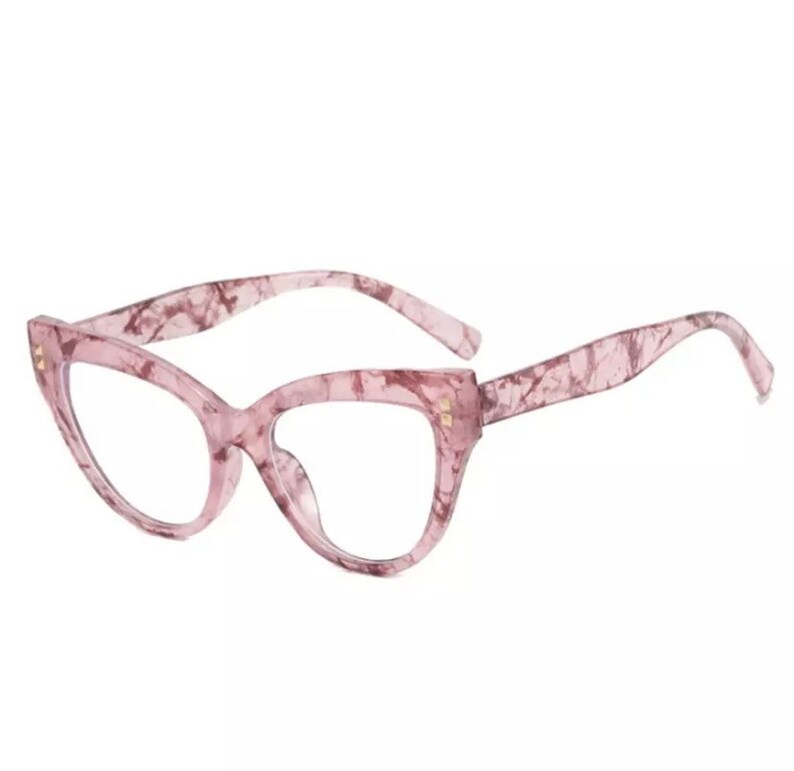 Retro Cat Eye Rivet Decoration Frames New Fashion Women Brand - Etsy