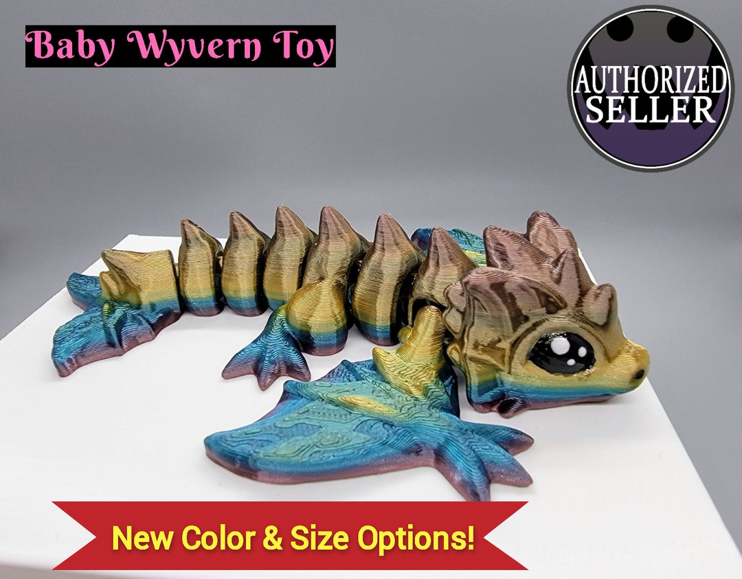 Baby Wyvern Toy, Also Available in Party Favor Packs, Fidget, Sensory ...