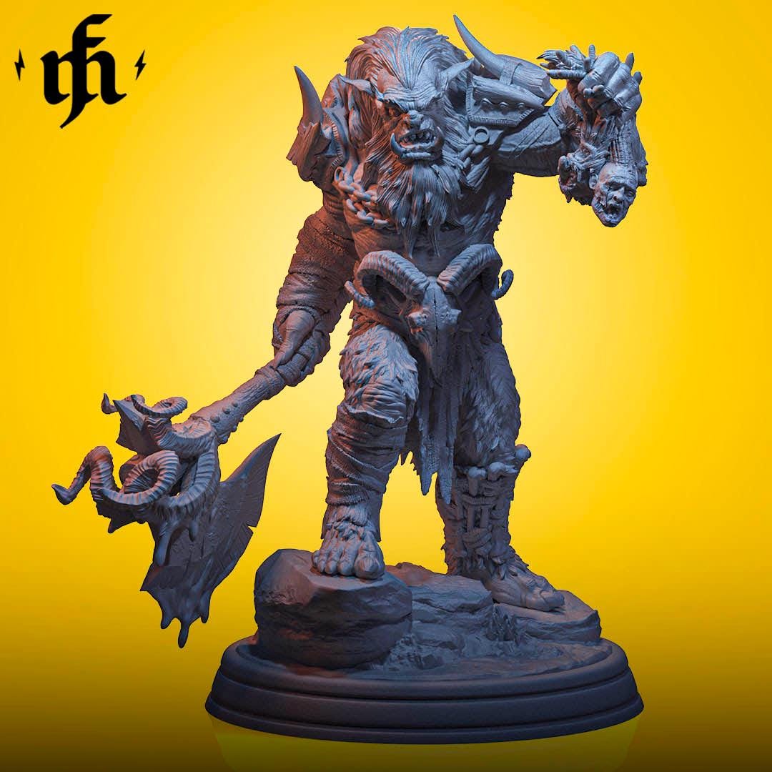 Zorak Bugbear by Midas Forge D&D Pathfinder TDE Fantasy Gaming TTRPG ...
