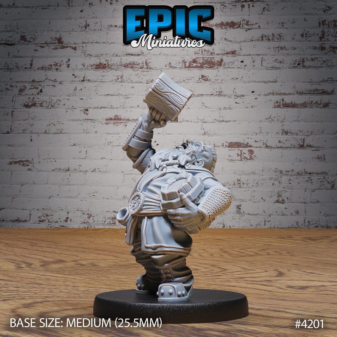 Dwarf Tribe 8 Poses hyperfine Resin Epic Miniatures TTRPG Dnd Mini D&D ...