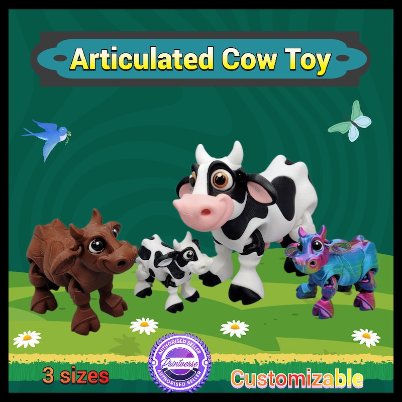 Toy Cows - Etsy